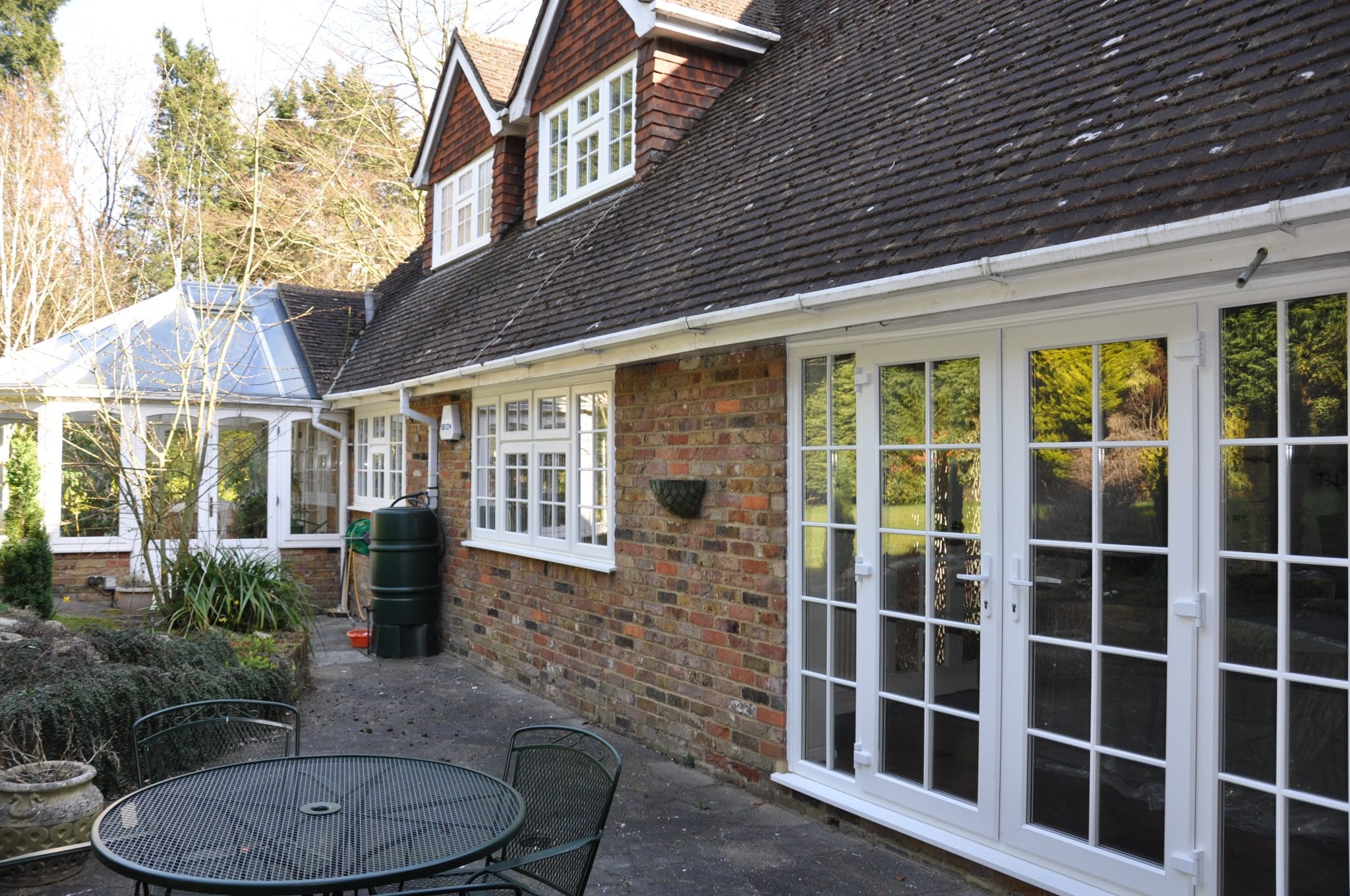 Anthracite Grey uPVC Sliding 4 Pane Patio Door - Swift Aluminium